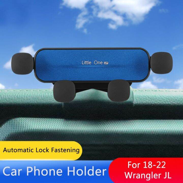 QHCP Car Phone Holder Electric Phone Stand Gravity Mobile Phone Mount ...