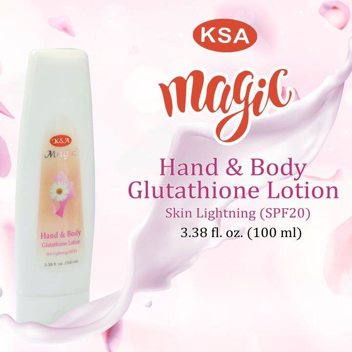 KSA MAGIC HAND AND BODY GLUTATHIONE LOTION (SPF 20) | Lazada PH
