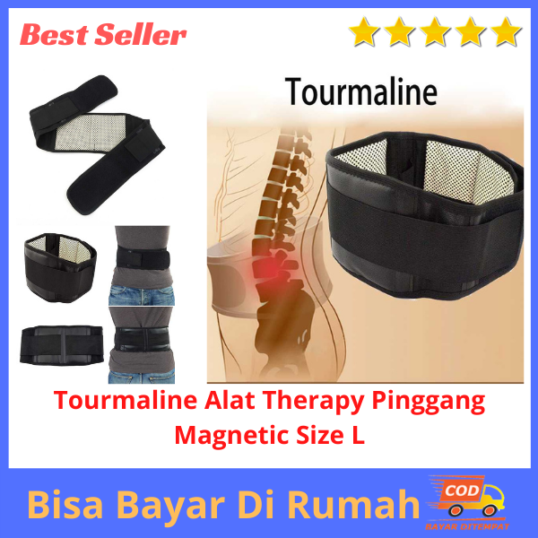 Tourmaline Alat Therapy Pinggang Magnetic Size L / Sabuk Pemanas Korset ...