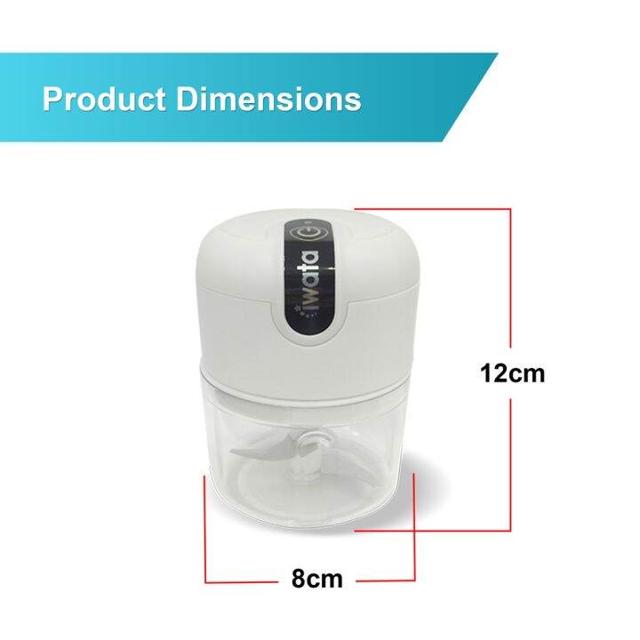 Iwata FP106 Mini and Multifunctional Rechargeable Food Processor ...
