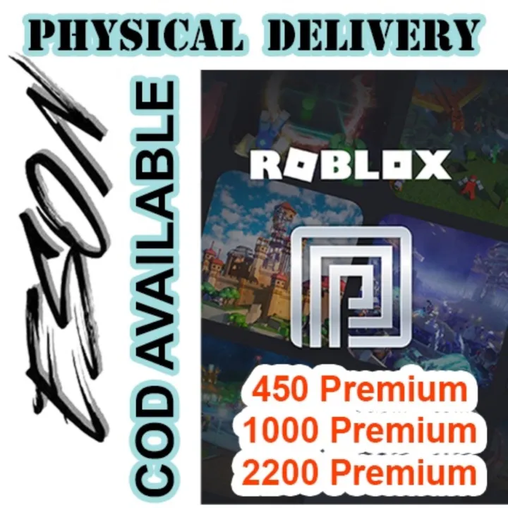 Roblox Robux Premium (450 1000 2200 2640 Robux with Premium) - COD ...