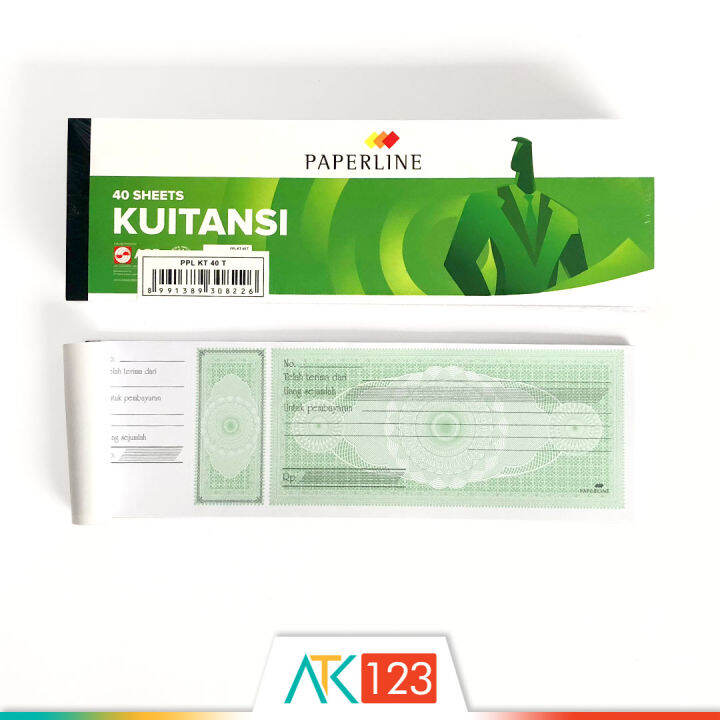 Kwitansi / Kuitansi Paperline Sedang (KT 40 T) isi 40 Lembar | Lazada Indonesia