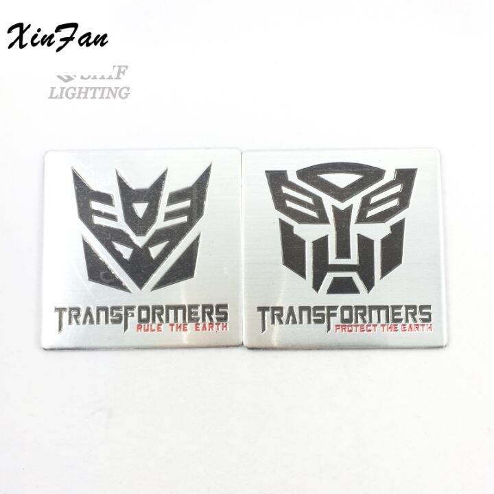 XIFNAn 1 x Aluminum Autobot Transformer Deception Emblem Sticker ...