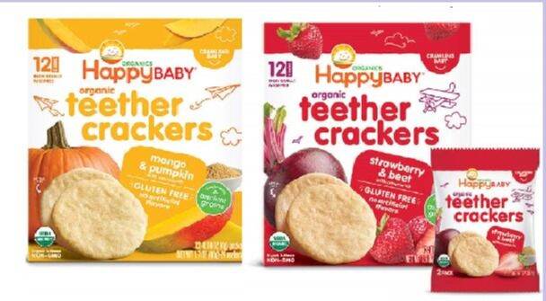 Combe Set of 2 Happy Baby Organic Teether Cracker Stage 2 | Lazada