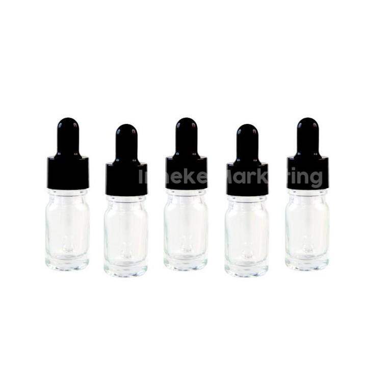 Botol Pipet Mini Warna Coklat 5 ML/Botol Serum/Botol Vitamin/Botol 5ml ...
