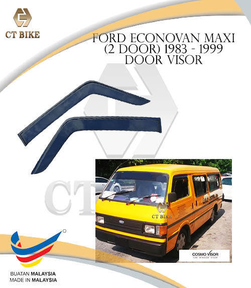 FORD ECONOVAN MAXI (2door) 1983-1999 Air Press Window Door Visor Wind ...