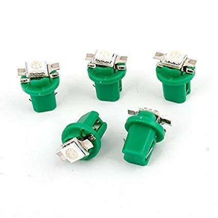 T5 5050 1SMD LED Car Dashboard dash Gauge Meter Panel GREEN LED | Lazada