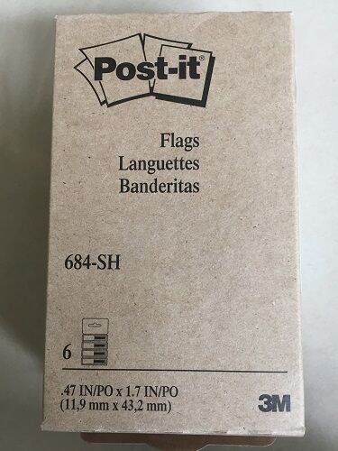 Post it 684 - sh 3M แฟล็กซ์ ยกกล่อง 6 ห่อ เสนอเซ็นต์ โพทอิท โพสอิท ของแท้ส่งชัวร์ 100% | Lazada ...