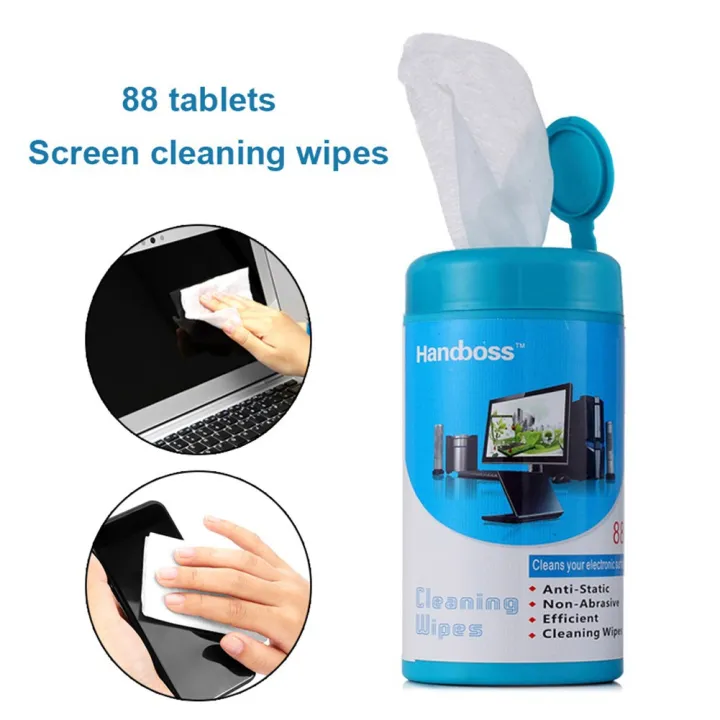 New Screen Cleaning Cleaner Wet Tissues For Laptop TV ephone | Lazada PH