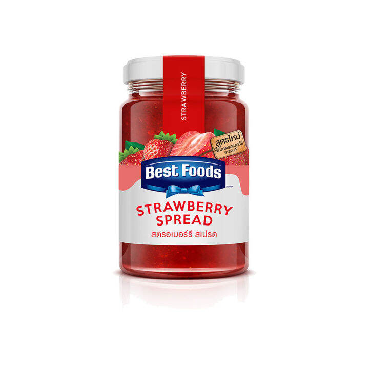 เบสท์ฟู้ดส์ แยม สเปรด เกรด A 340 กรัม Best Foods Jam Spread 340 g ...