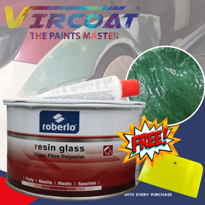 ROBERLO Resin Glass Fibre Putty 750g | Lazada