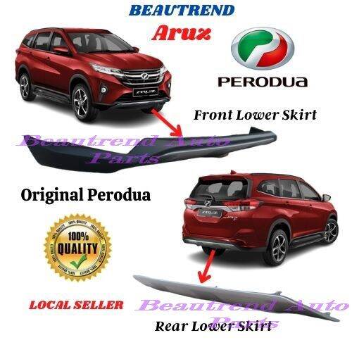Perodua Aruz Bumper Lower Skirt Spoiler Lips Original Front Lower Skirt ...