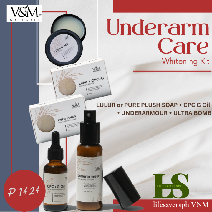 lifesaversph VNM Underarm whitening kit pure plush lulur soap ultra ...