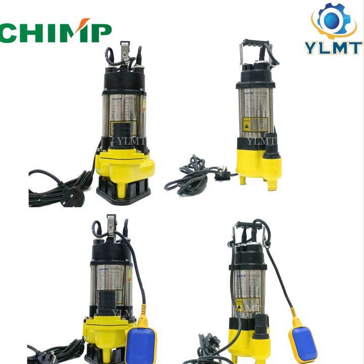 CHIMP Stainless Steel Submersible Water Pump Manual / Auto / garden fountain pool / booster pump ...