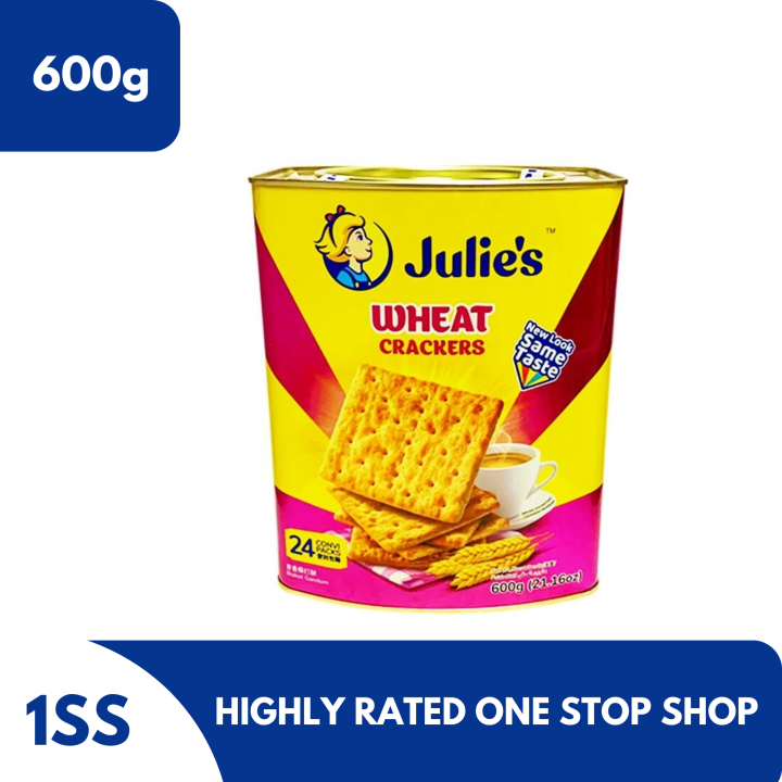 Julie's Wheat Crackers in Tin Can, 600g | Lazada PH