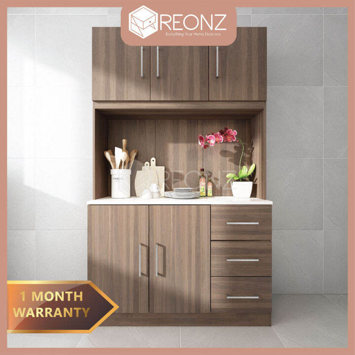 REONZ Royce Kitchen Cabinet Kitchen Rack High Cabinet Kitchen Storage Kitchen Organizers Cabinet ...