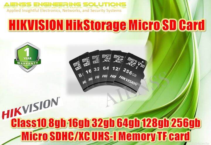 HIKVISION HikStorage Micro SD Card Class10 8gb 16gb 32gb 64gb 128gb ...