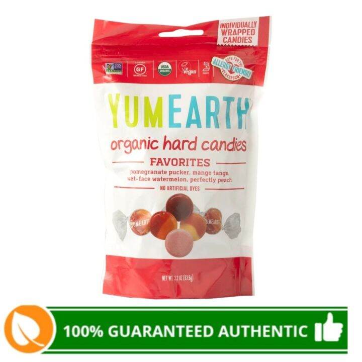 YumEarth Organic Hard Candies Fruits 93.6g | Lazada PH