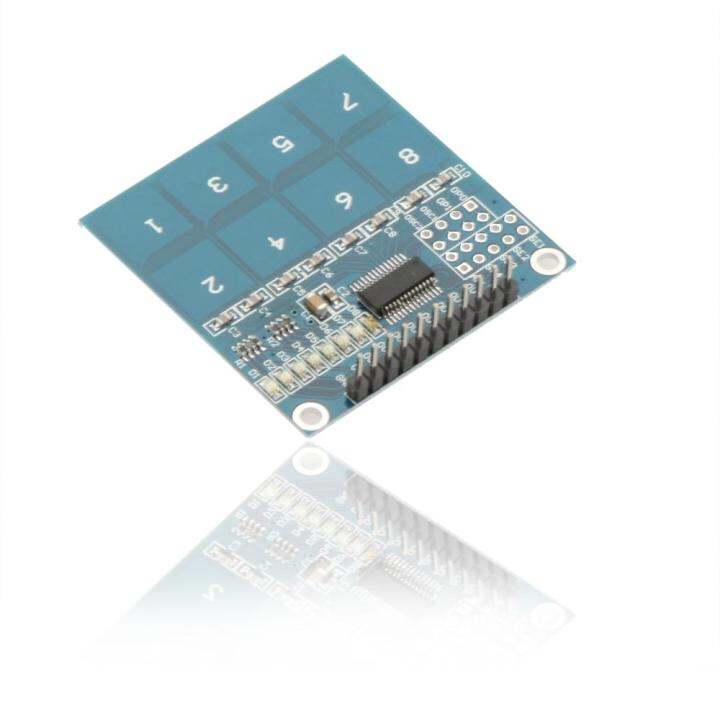 TTP226 8-Way Channel Capacitive Touch Switch โมดูลเซ็นเซอร์สัมผัสดิจิตอล PCB Board | Lazada.co.th