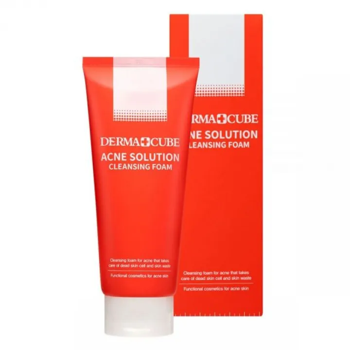 DERMA CUBE ACNE SOLUTION CLEANSING FOAM | Lazada PH