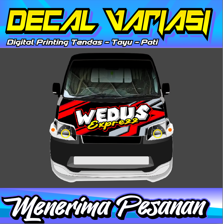 Stiker Decal Kabin Depan Grandmax Stiker Decal Stiker Wedus Expres ...