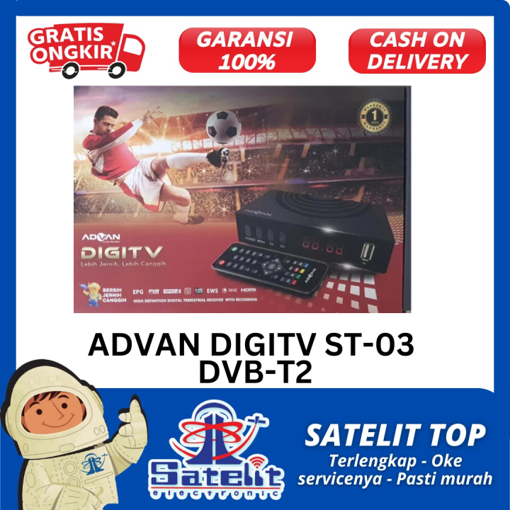 SET TOP BOX ADVAN DIGITV ST03 DVB-T2 | Lazada Indonesia