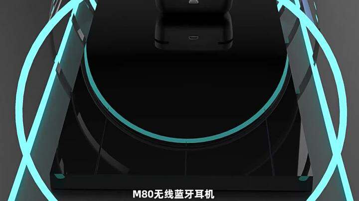 M80 หูฟังบลูทูธไร้สายกึ่งอินเอียร์พร้อมแหล่งจ่ายไฟมือถือ TWS จอแสดงผล ...