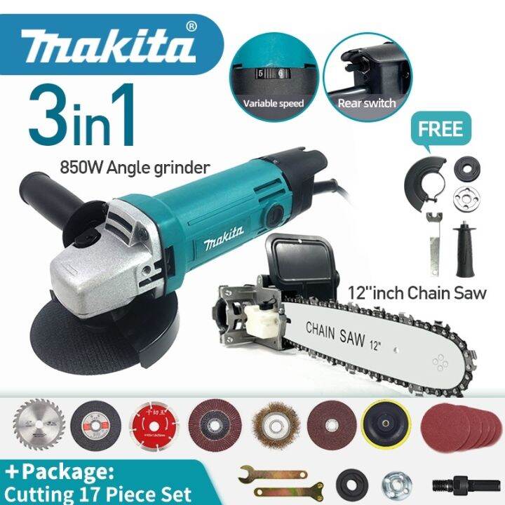 3in1 Makita original power tools Angle Grinder set with Angle Grinder ...