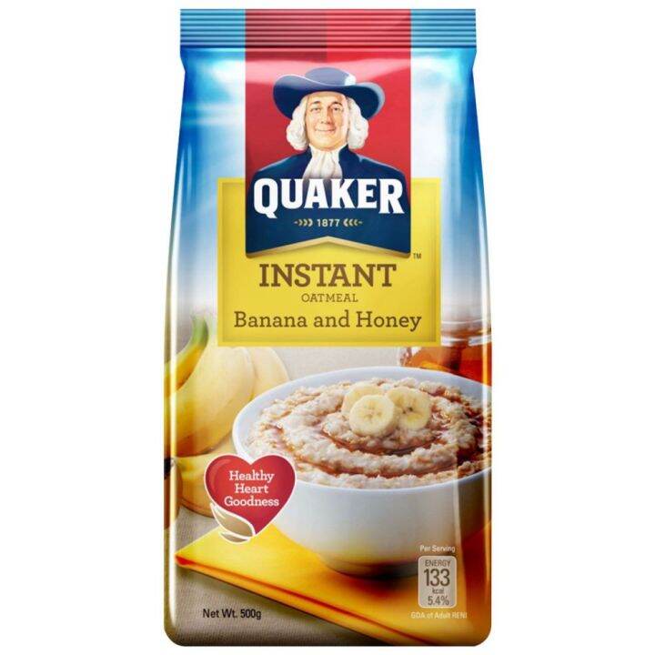 QUAKER INSTANT OATMEAL BANANA & HONEY 500G | Lazada PH