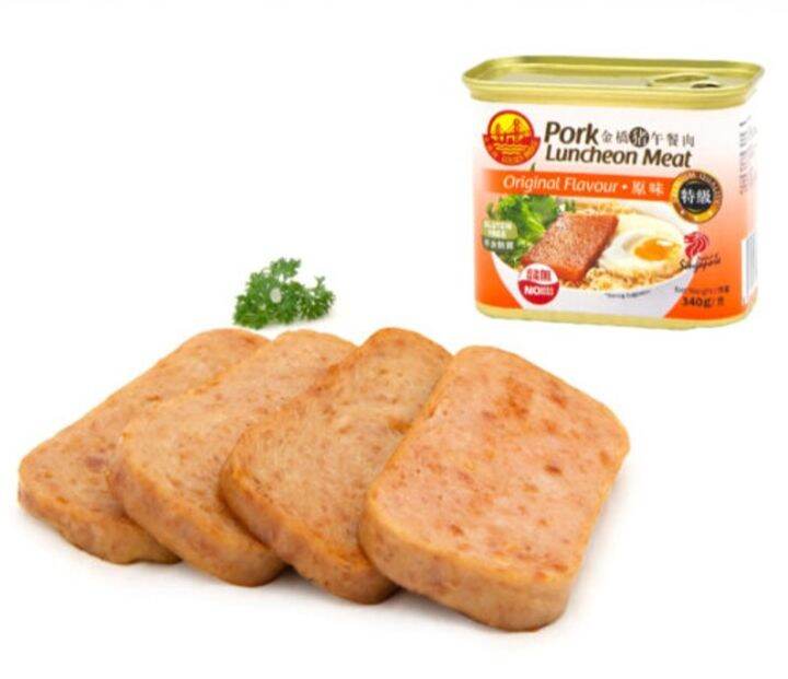 Golden Bridge Pork Luncheon Meat Original 340G 【金桥原味午餐肉】 | Lazada