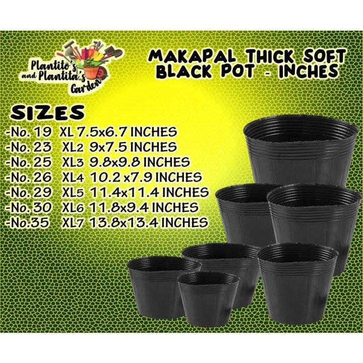 10 PIECES Makapal Thick Pots Wholesale BIg Sizes | Lazada PH
