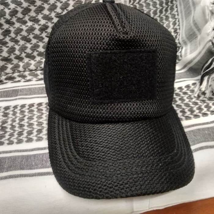 Topi Jaring Velcro Tactical - Topi Army - Topi Jala Brimob | Lazada ...