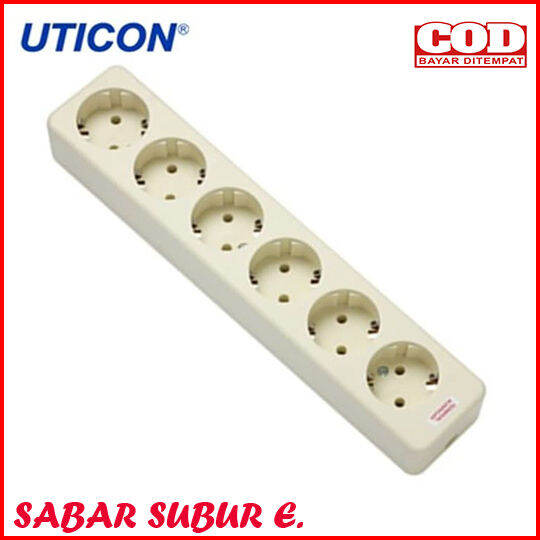 Stop Kontak UTICON / Terminal UTICON 6 Lubang / Stop kontak Arde UTICON ...