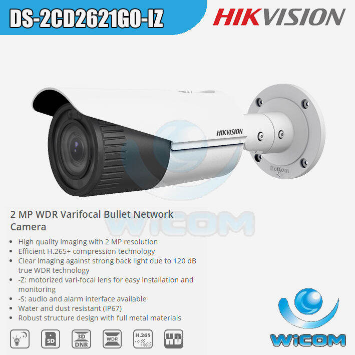 Hikv IP CAMERA 2MP DS-2CD2621G0-IZ CCTV | Lazada Indonesia