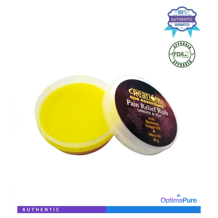 Creations Spa Essentials Pain Relief Rub (Ginger&Tea) | Lazada PH