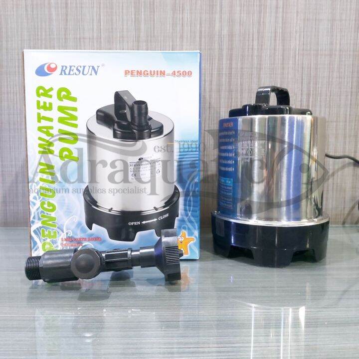 RESUN PENGUIN-4500 PENGUIN WATER PUMP POMPA AIR CELUP FILTER AQUARIUM HIDROPONIK WATER PUMPS ...