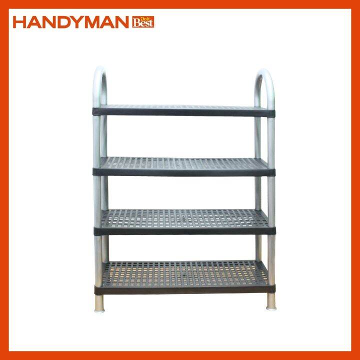 Megabox 4-Layer Shoe Rack Black | Lazada PH