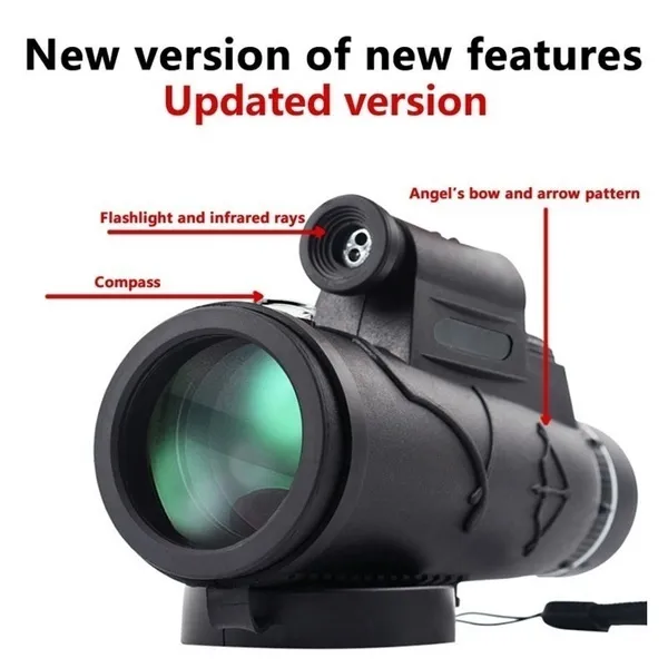 Extra Long Monocular escope Travel Portable escope Tools Flashlight ...