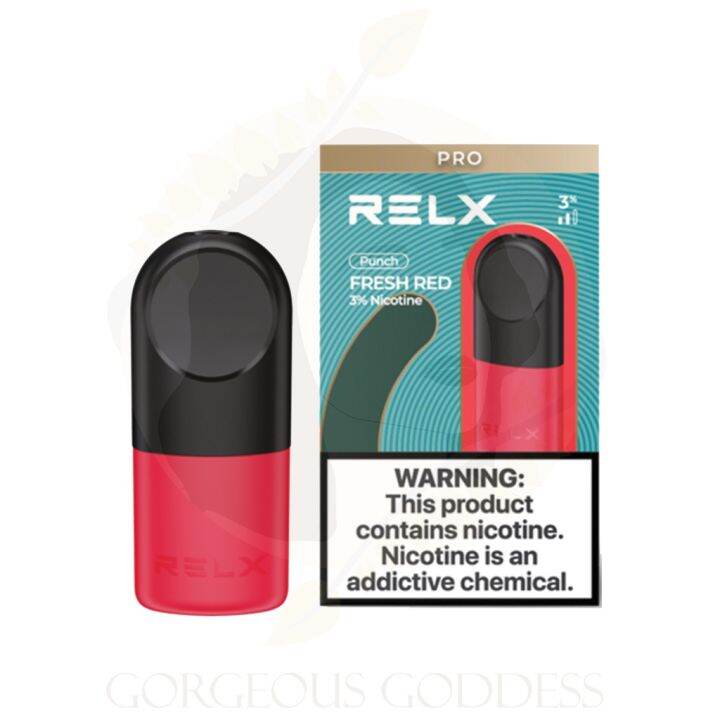 RELX Pod Pro FRESH RED for INFINITY DEVICE & ESSENTIAL DEVICE relx 1 ...