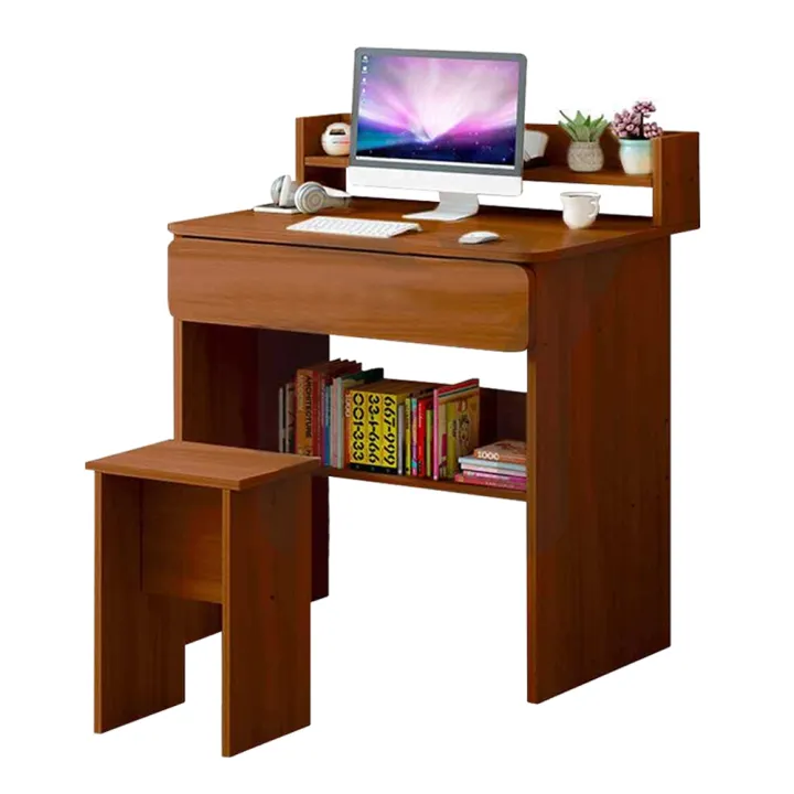 Modern Computer Desk Solid Wood Study Home Office Table Laptop Table ...