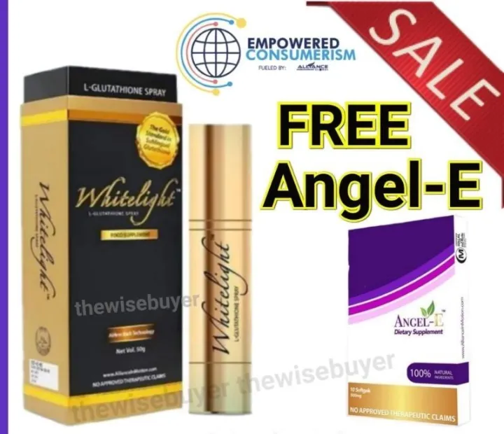 White light glutathione + Free Angel-E 10 softgel by Aim global ...