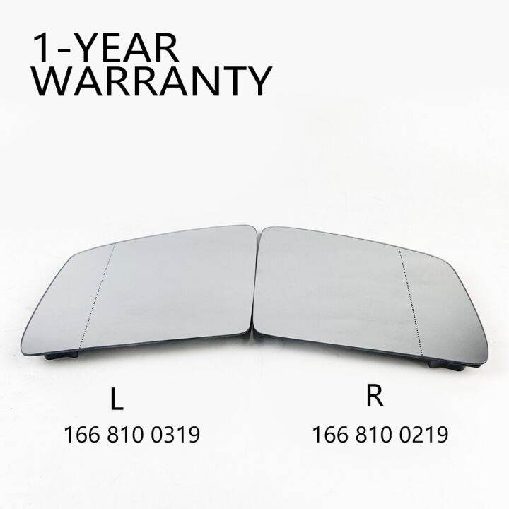 Cermin Kaca อุ่นมือซ้ายขวาสำหรับ Mercedes Benz W166 GL & ML R Class ...