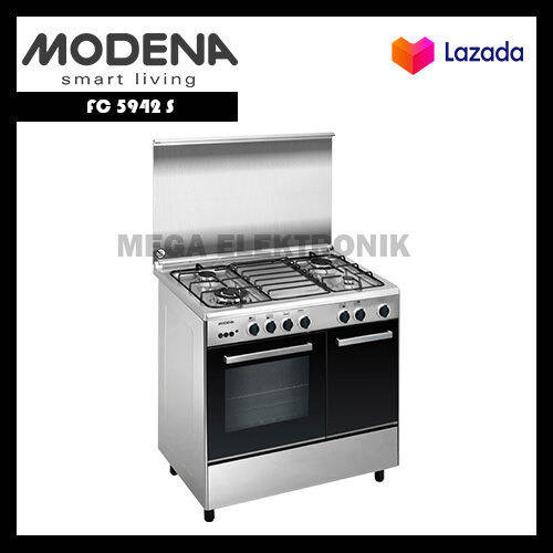 Modena FC 5942 S Freestanding Cooker 4 Tungku + Oven - KHUSUS ...