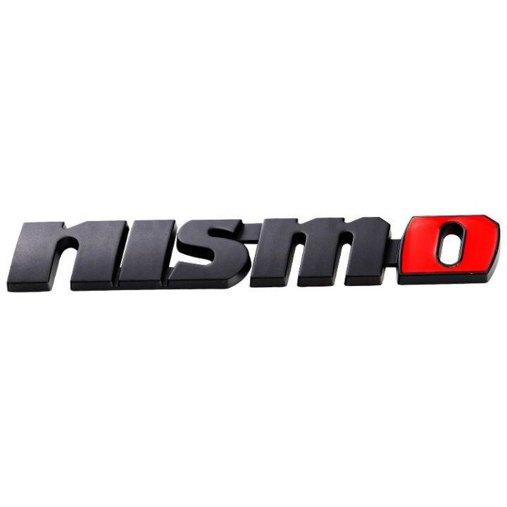 Car Stickers for Nissan Letter Nismo Metal Logo Modified Auto Trunk ...