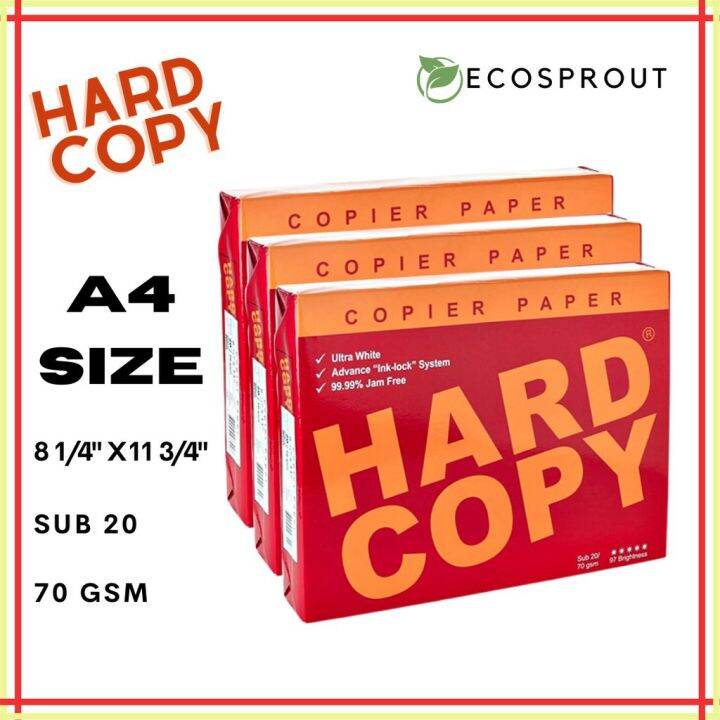 b/fHard Copy Bond Paper A4 Size | 70GSM Sub 20 | Per Ream | School ...