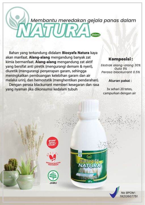 OBAT BIOSYAFA NATURA ATAU G10 KEMASAN BARU UNTUK MENJAGA KESEHATAN ...