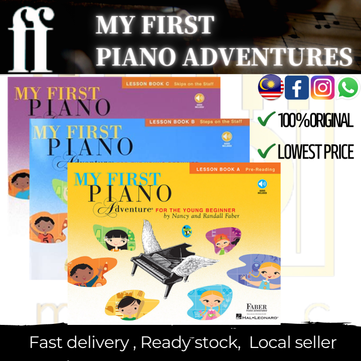 ☆FABER☆ MY FIRST PIANO ADVENTURES FOR THE YOUNG BEGINNER LESSON BOOK A ...
