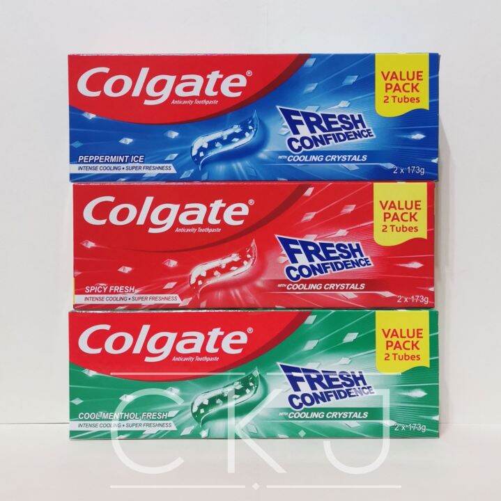 Colgate Fresh Confidence Toothpaste 173g Twin Pack | Lazada PH