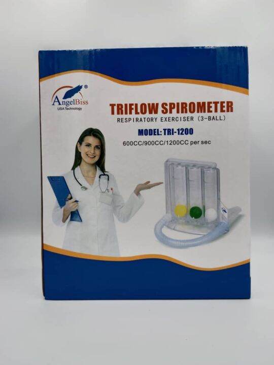 Triflow Spirometer For Respiratory Exercise | Lazada