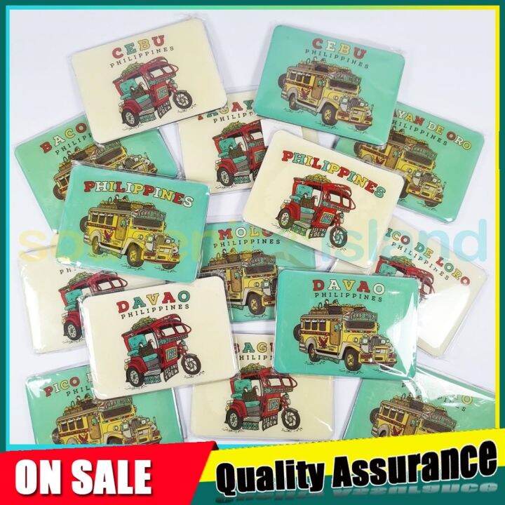 Philippine Souvenir Refrigerator Magnet Laminated Cebu Bacolod Pico De ...